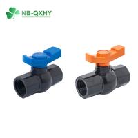 China Highly Durable PVC One Way Plastic Valve Dn32 Thread Ball Valve with UV Protection for sale