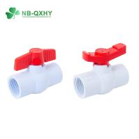 China Highly Durable PVC One Way Plastic Valve Dn32 Thread Ball Valve with UV Protection for sale