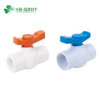 China Highly Durable PVC One Way Plastic Valve Dn32 Thread Ball Valve with UV Protection for sale