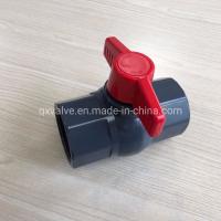 China High Thickness Type Handle Black PVC Octagonal Ball Valve for Water Media for sale
