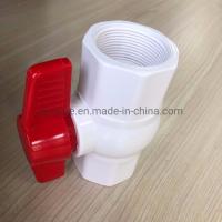 China 110mm White Color PVC Octogonal Ball Valve for Industry in Low Temperature Conditions for sale
