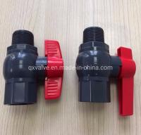 China Female/Male PVC Threaded Octagonal Ball Valve for Water Supply Straight Through Type for sale