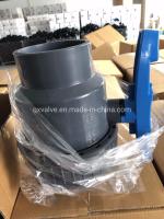 China Channel Straight Through Type PVC/UPVC Single Union Ball Valve 4 Inch Plastic Valve for sale