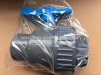 China Channel Straight Through Type PVC/UPVC Single Union Ball Valve 4 Inch Plastic Valve for sale