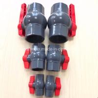 China Water Media Channel Straight Through Type Octagonal PVC Ball Valve from 1/2