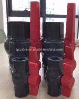 China Water Media Channel Straight Through Type Octagonal PVC Ball Valve from 1/2