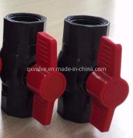 China Water Media Channel Straight Through Type Octagonal PVC Ball Valve from 1/2