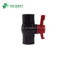 China Black PVC Octagonal Ball Valves with  Seat Seal Manual Driving Mode for sale