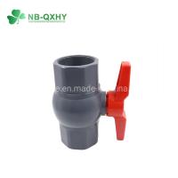 China Black PVC Octagonal Ball Valves with  Seat Seal Manual Driving Mode for sale
