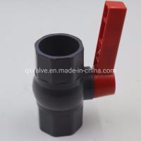 China Black PVC Octagonal Ball Valves with  Seat Seal Manual Driving Mode for sale