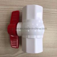 China Household Usage PVC White Octagonal Ball Valve for Irrigation Plastic Female Thread for sale