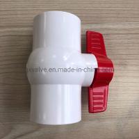 China Sanitary Industry Thread PVC White Octagonal Compact Ball Valve Nominal Pressure Pn25 for sale