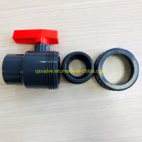China Plastic PVC Single Union Ball Valve with ABS Handle ISO9001 Pn10 in Middle East Market for sale