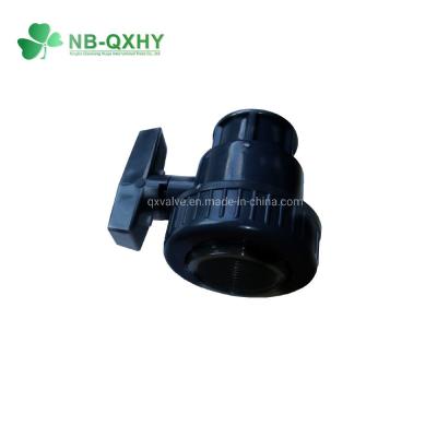 China DIN ANSI BS Standard PVC Ball Valves White Single Double Union for America Main Market for sale