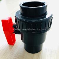 China DIN ANSI BS Standard PVC Ball Valves White Single Double Union for America Main Market for sale