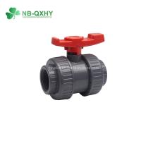 China Water Media PVC Single Double Union Plastic Ball Valve for Easy and Water Supply for sale