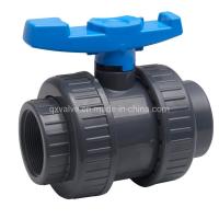 China Nominal Pressure Pn16 QX03 Newest Plastic PVC True Double Union Valve Ball Valve for sale