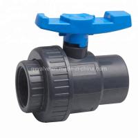 China Nominal Pressure Pn16 QX03 Newest Plastic PVC True Double Union Valve Ball Valve for sale