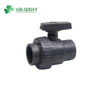 China Fixed Ball Valve PVC Single True Union Male Female Thread DIN ANSI Certificate SGS for sale