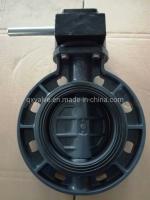 China Water Industrial Usage PVC Manual Butterfly Valve with Handle Gear/Lever Performance for sale