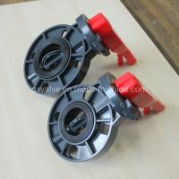 China EPDM Rubber Seal Material Customized Plastic UPVC PVC Butterfly Valve with Lever-Type for sale