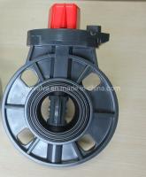 China EPDM Rubber Seal Material Customized Plastic UPVC PVC Butterfly Valve with Lever-Type for sale