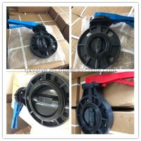 China EPDM Rubber Seal Material Customized Plastic UPVC PVC Butterfly Valve with Lever-Type for sale