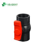China Black PVC Octagonal Flexible Ball Valve for Water Supply Competitive Market for sale