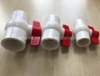 China Supply Flexible Ball Valve Connection Form Glue DIN ANSI Plastic PVC Threaded Valve for sale