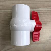 China Supply Flexible Ball Valve Connection Form Glue DIN ANSI Plastic PVC Threaded Valve for sale