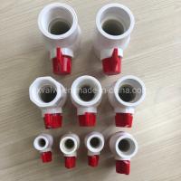 China Supply Flexible Ball Valve Connection Form Glue DIN ANSI Plastic PVC Threaded Valve for sale