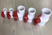 China Water Industrial Usage 1/2 prime prime PVC Compact Ball Valve with Socket Thread End for sale