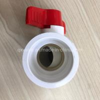China PVC Water Supply Compact Ball Valve with  Seat Seal UV Protection SGS Certified for sale