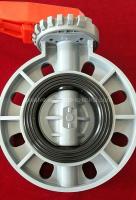 China ANSI 4 Inch Wafer Type CPVC Plastic Butterfly Valve Pn10 for Chemical Flow Management for sale