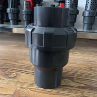 China QX Standard PVC Pipe Union Check Valve for Efficiently-Designed Irrigation Water Supply for sale