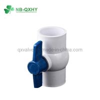 China 2 Inch White PVC Compact Ball Valve with ANSI Standard Low Temperature Compatibility for sale