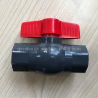 China PVC Octagonal Ball Valve made of Black Plastic with JIS Standard Female Thread for sale