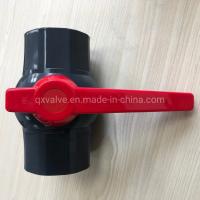 China PVC Octagonal Ball Valve made of Black Plastic with JIS Standard Female Thread for sale