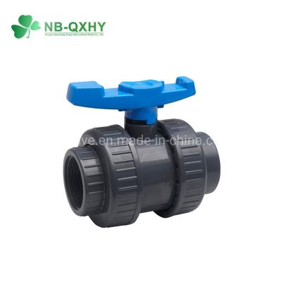 China ANSI Standard  Seat Seal PVC Valve for QX Control Plastic Valve and True Union Ball for sale