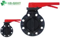 China Flange Connection PVC Valve for Water Supply Manual Control and Customized Request for sale