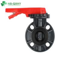 China Flange Connection PVC Valve for Water Supply Manual Control and Customized Request for sale