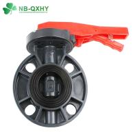 China Flange Connection PVC Valve for Water Supply Manual Control and Customized Request for sale