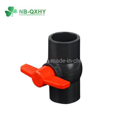 China DIN ANSI All Sizes Plastic Valve PVC Compact Ball Valve with 21/2