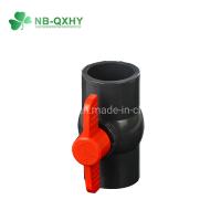 China Manual Driving Mode PVC UPVC 1 prime prime Ball Valve for Water Distribution Pipeline for sale