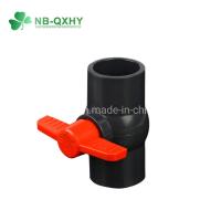 China Manual Driving Mode PVC UPVC 1 prime prime Ball Valve for Water Distribution Pipeline for sale