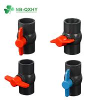 China Manual Driving Mode PVC UPVC 1 prime prime Ball Valve for Water Distribution Pipeline for sale