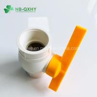 China 100% Material with High Thickness UPVC Long Handle Type PVC Ball Valve for sale