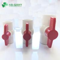 China Water Supply High Thickness PVC Ball Valve Offering a Variety of Handle Alternatives for sale