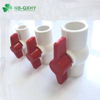 China Water Supply High Thickness PVC Ball Valve Offering a Variety of Handle Alternatives for sale