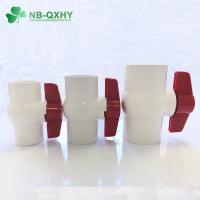 China Water Supply High Thickness PVC Ball Valve Offering a Variety of Handle Alternatives for sale